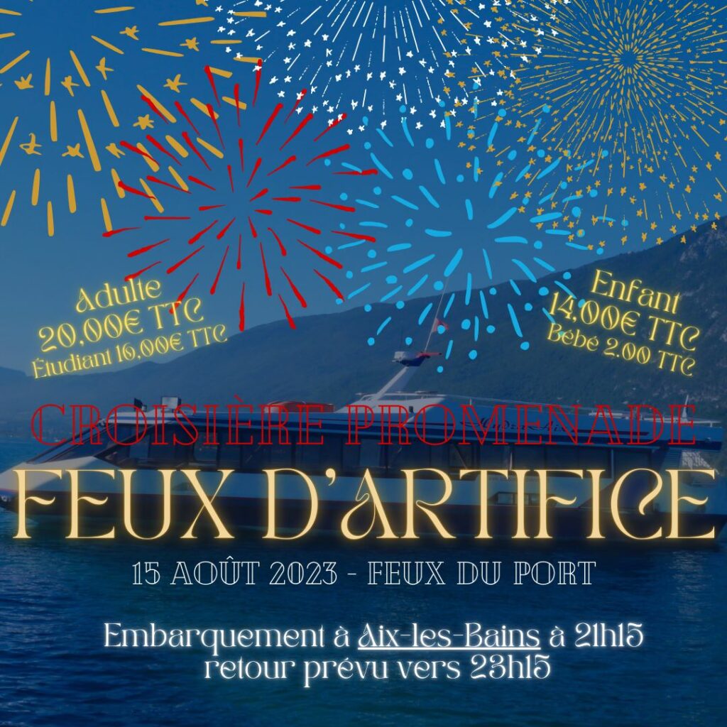 Croisières à Thème - Compagnie des Bateaux du lac d'Aix-les-Bains